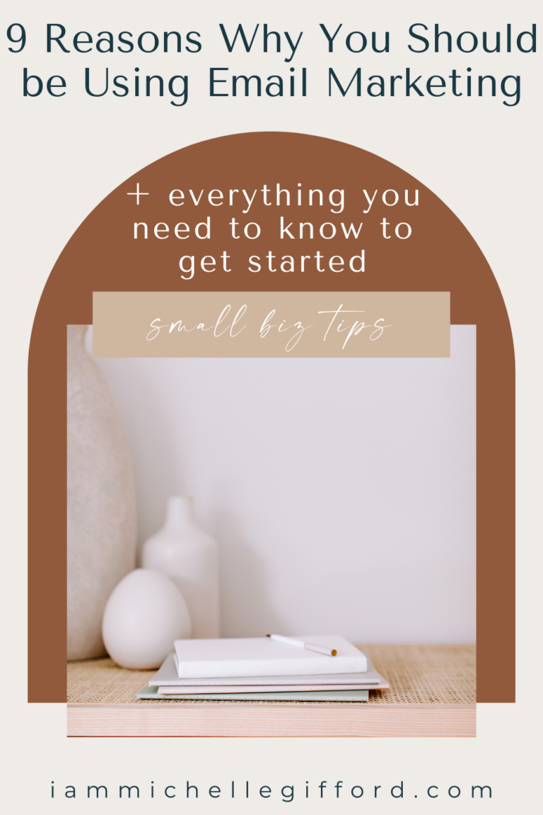 9 Reasons Why You Should Be Using Email Marketing • Michelle Gifford ...