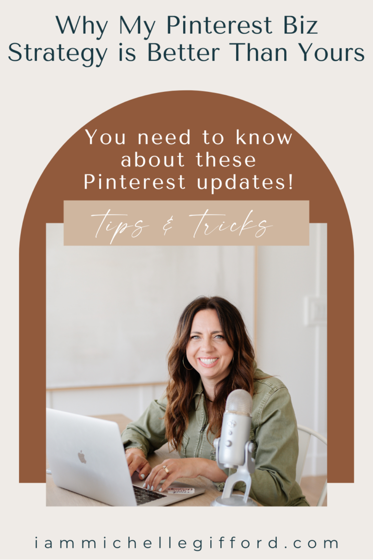 Why My Pinterest Business Strategy is Better Than Yours • Michelle ...
